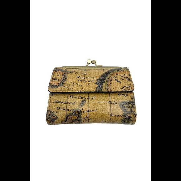 Patricia Nash | Bags | Patricia Nash Leather Astor Wallet European Map ...